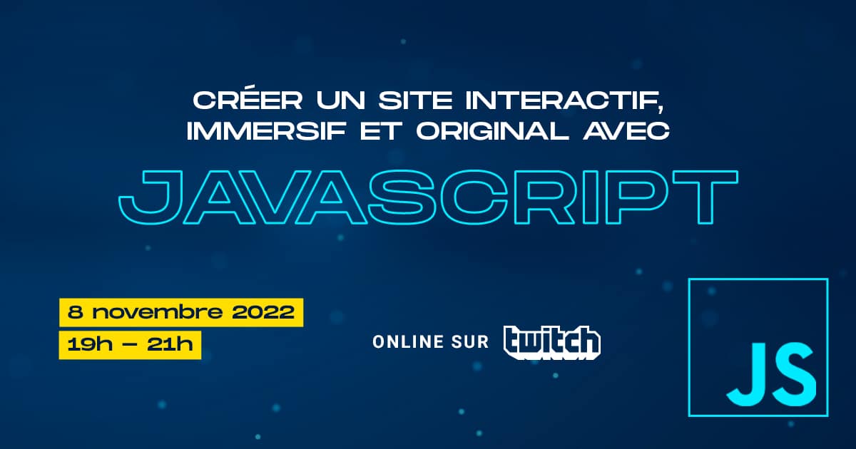 Conférence : Three.JS pour créer un site internet différenciant